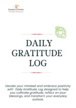 Daily Gratitude Log - Snippets of Wonders